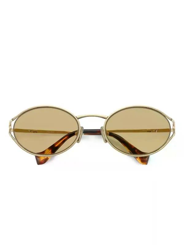 Miu Miu Oval Frame Sunglasses
