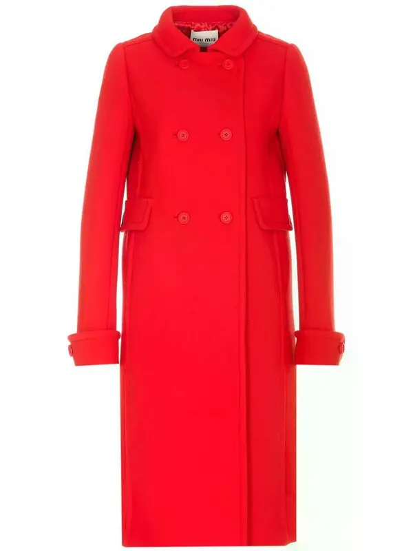 Miu Miu Double-breasted Midi Coat