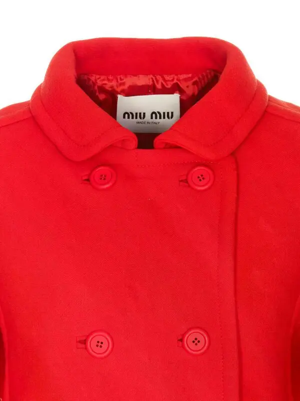 Miu Miu Double-breasted Midi Coat
