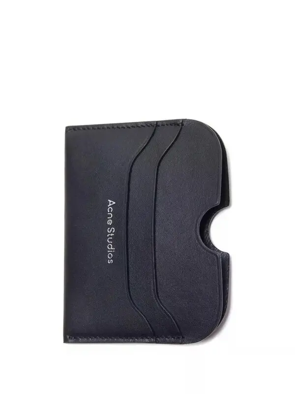 Acne Studios Leather Card Holder - Black