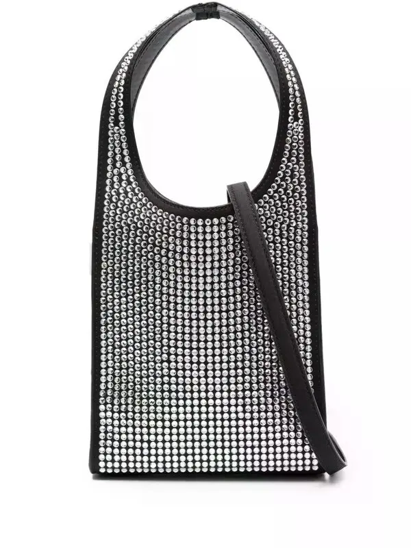 Coperni Mini Swipe Crystal-embellished Tote