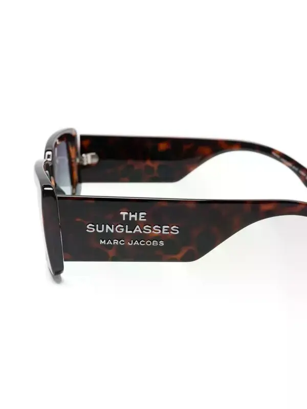 Marc Jacobs Rectangle-frame Sunglasses - Brown