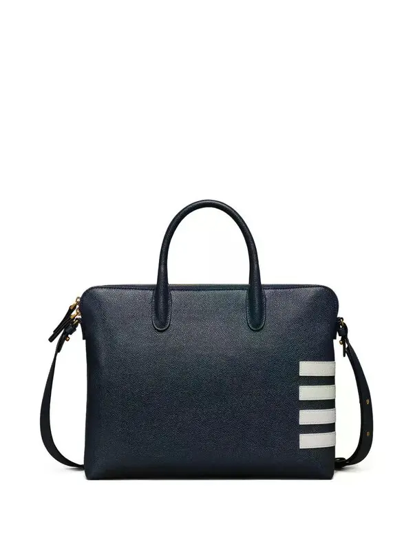 Thom Browne Leather Tote Bag - Blue