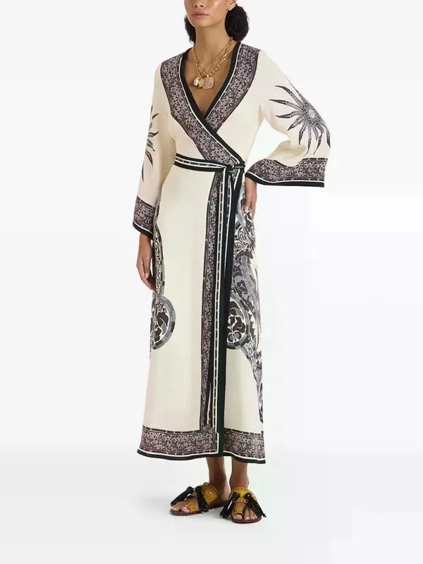 La DoubleJ Wrap Maxi Dress