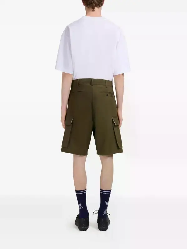 Marni Gabardine Cargo Shorts