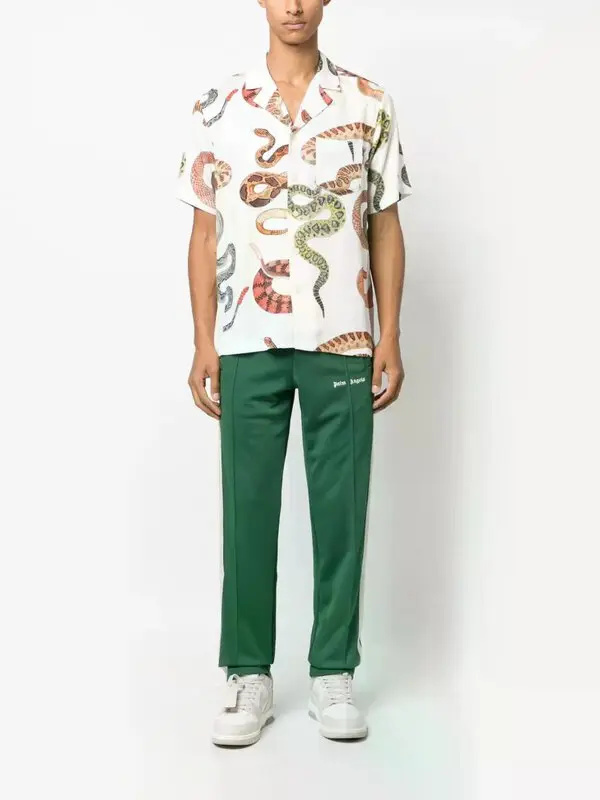 Palm Angels New Classic Track Pants - Green