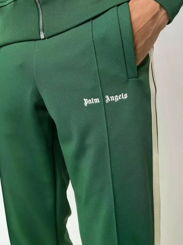 Palm Angels New Classic Track Pants - Green