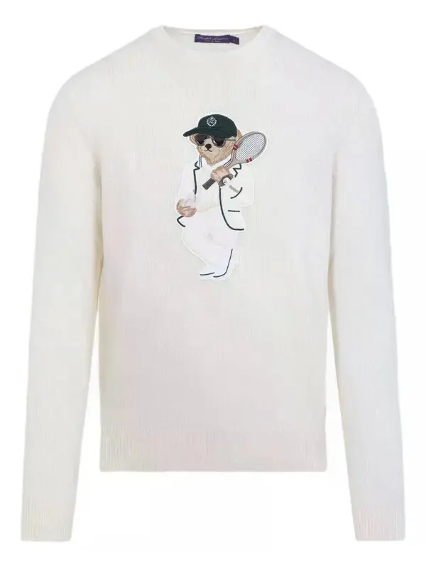 Ralph Lauren Purple Label Crew Neck Sweater - Neutrals