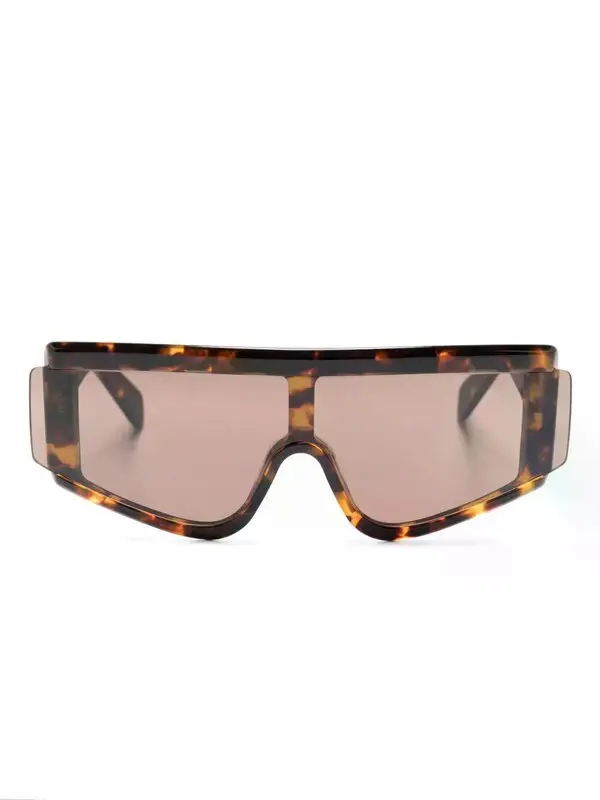 RETROSUPERFUTURE Geometric Sunglasses - Brown