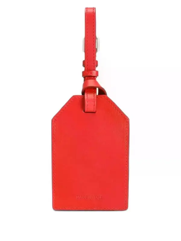 Dolce & Gabbana Leather Tag Keychain