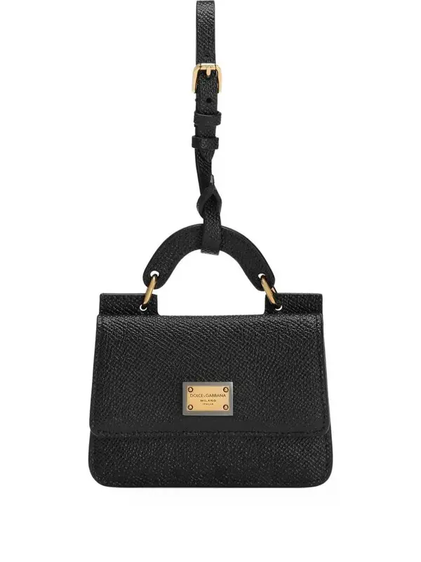Dolce & Gabbana Dauphine Calfskin Card Holder - Black