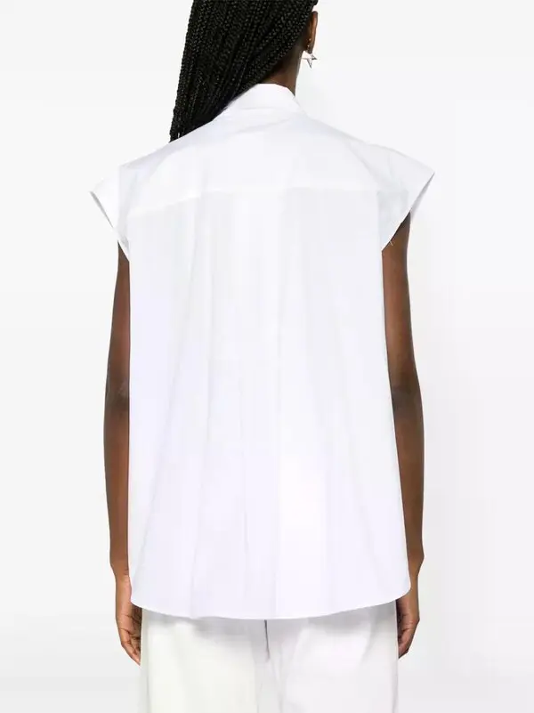 P.a.r.o.s.h Sleeveless Blouse With Rhinestone Embellishments