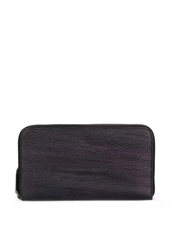 FERRAGAMO Zip-around Wallet - Black
