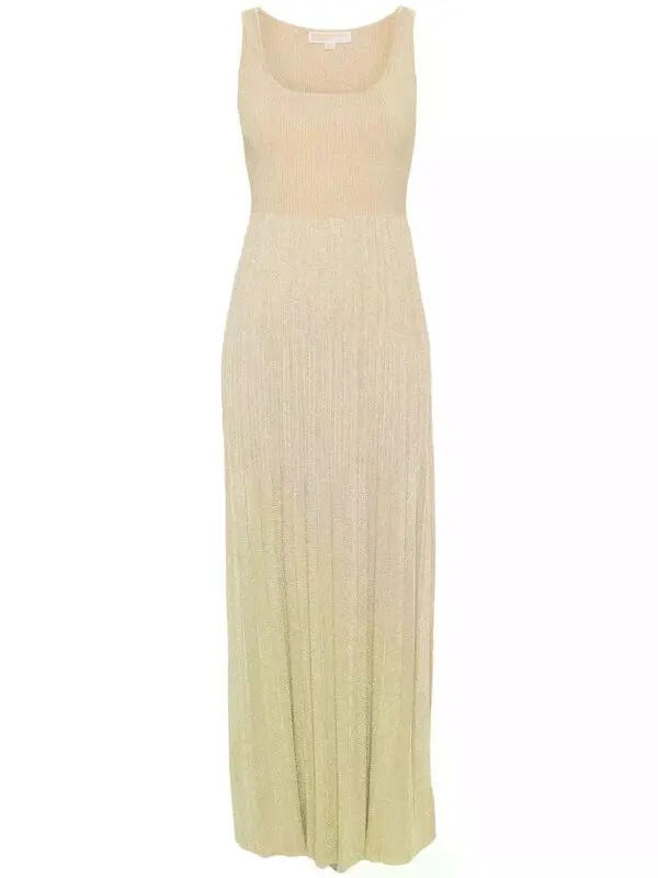 Michael Kors Metallic-threading Fine-knit Dress