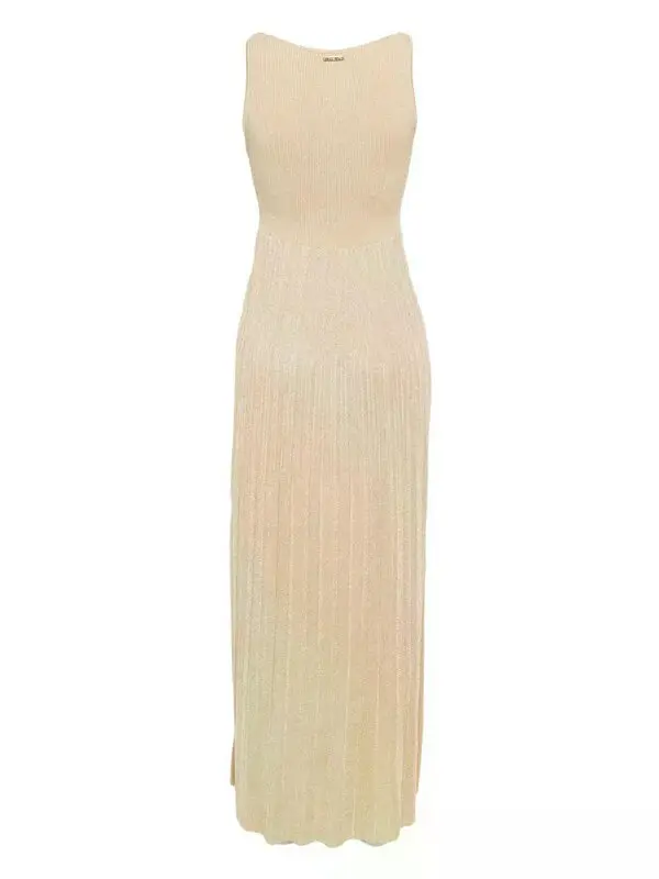 Michael Kors Metallic-threading Fine-knit Dress