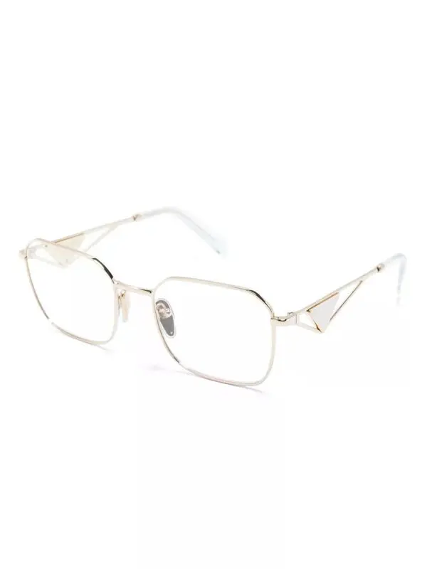 Prada Triangle-logo Square-frame Glasses