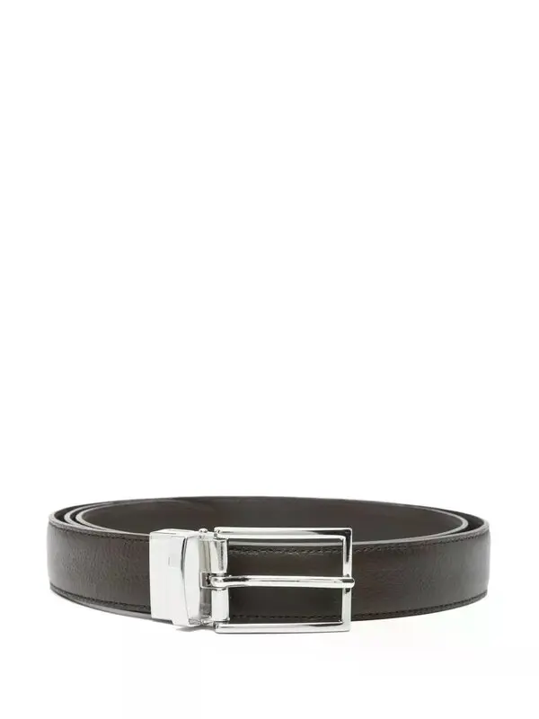 Emporio Armani Leather Belt - Brown