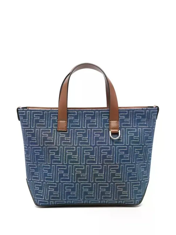 Fendi Ff Tote Bag - Blue