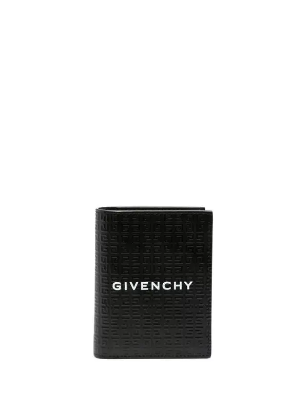 Givenchy 4g-motif Leather Wallet - Black