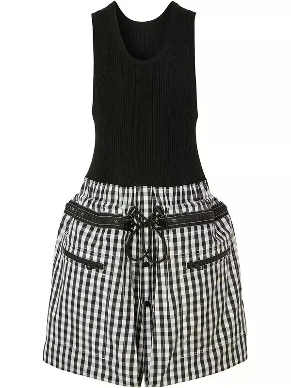 Burberry Gingham Loop-back Dress