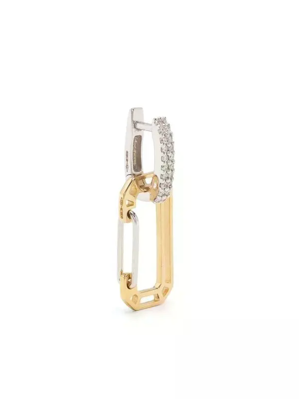 EERA 18kt Yellow And White Chiara Diamond Earring - Gold