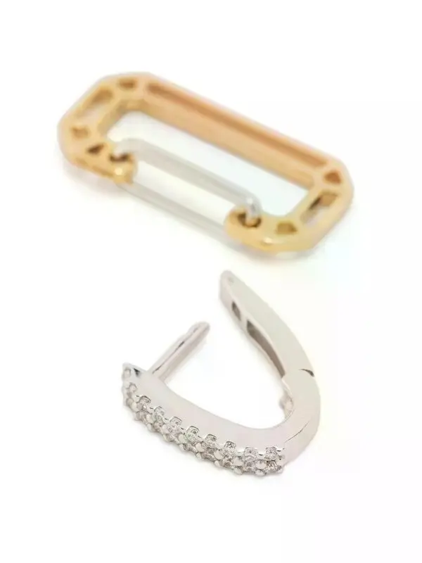 EERA 18kt Yellow And White Chiara Diamond Earring