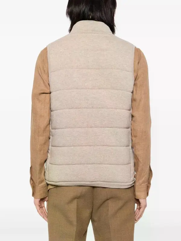 N.peal Quilted Gilet - Neutrals