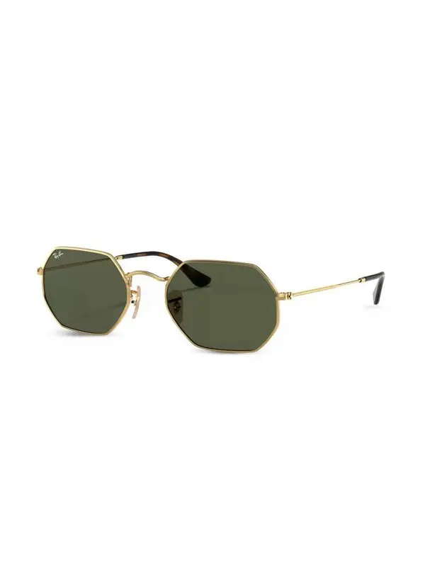 Ray-ban Geometric Frame Sunglasses - Gold