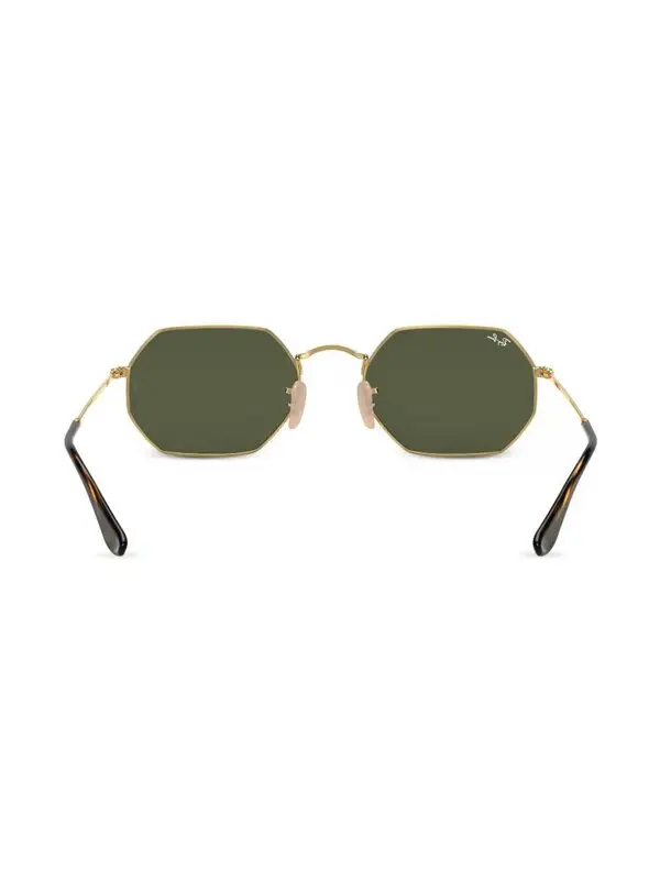 Ray-ban Geometric Frame Sunglasses - Gold