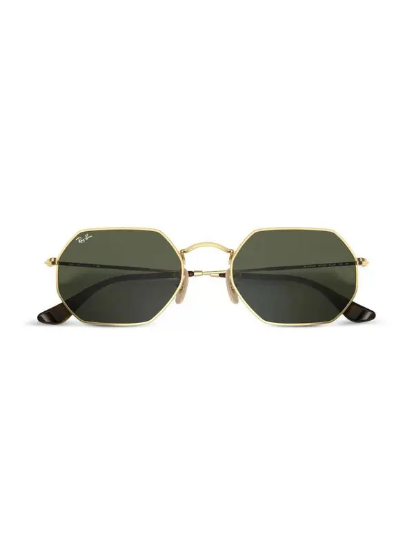 Ray-ban Geometric Frame Sunglasses - Gold
