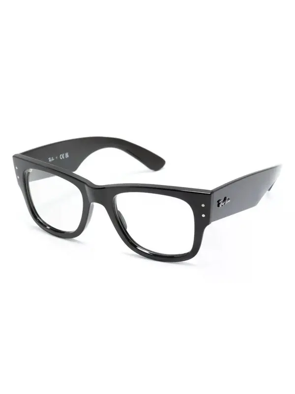 Ray-ban Mega Wayfarer Square-frame Eyeglasses - Black