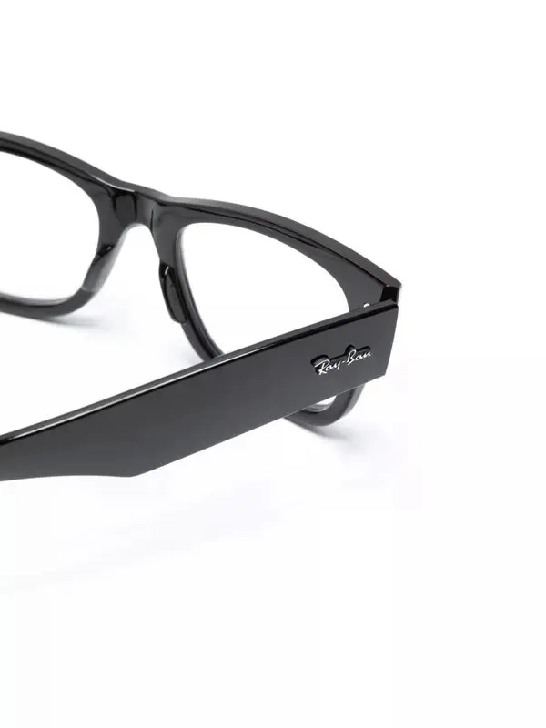 Ray-ban Mega Wayfarer Square-frame Eyeglasses - Black