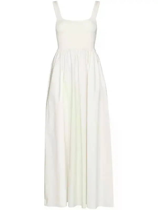 Matteau Square-neck Maxi Dress - Neutrals