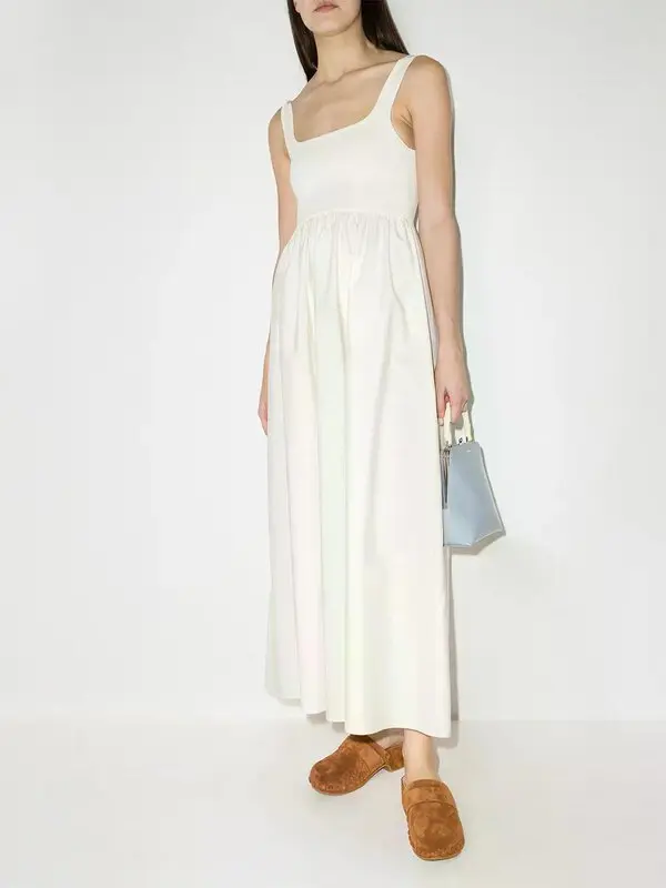 Matteau Square-neck Maxi Dress - Neutrals