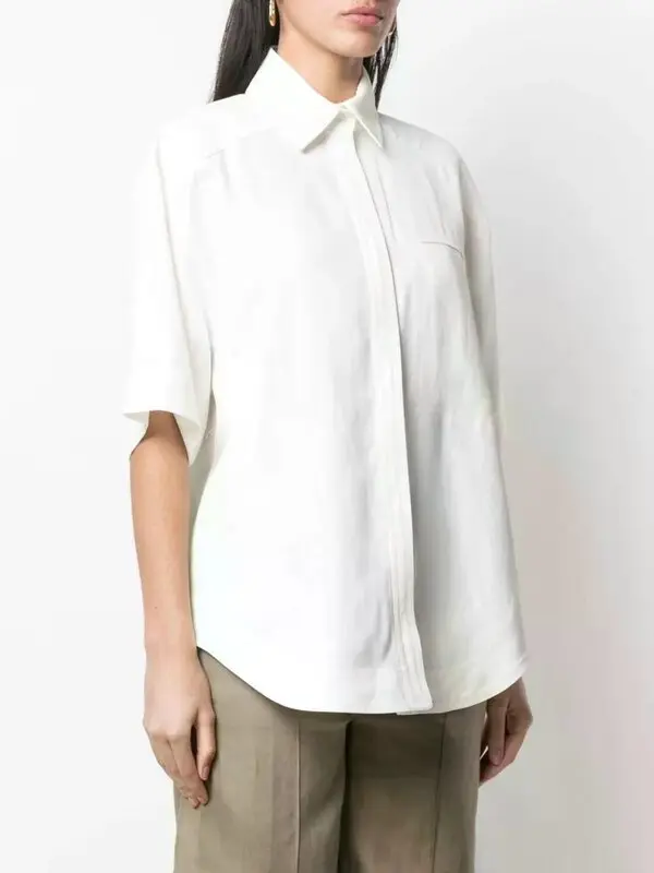 Loulou De Saison Moheli Short-sleeve Shirt - White