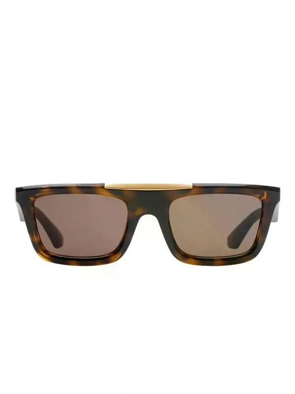 Burberry Rectangle-frame Sunglasses - Brown