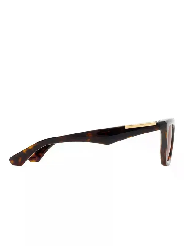 Burberry Rectangle-frame Sunglasses - Brown