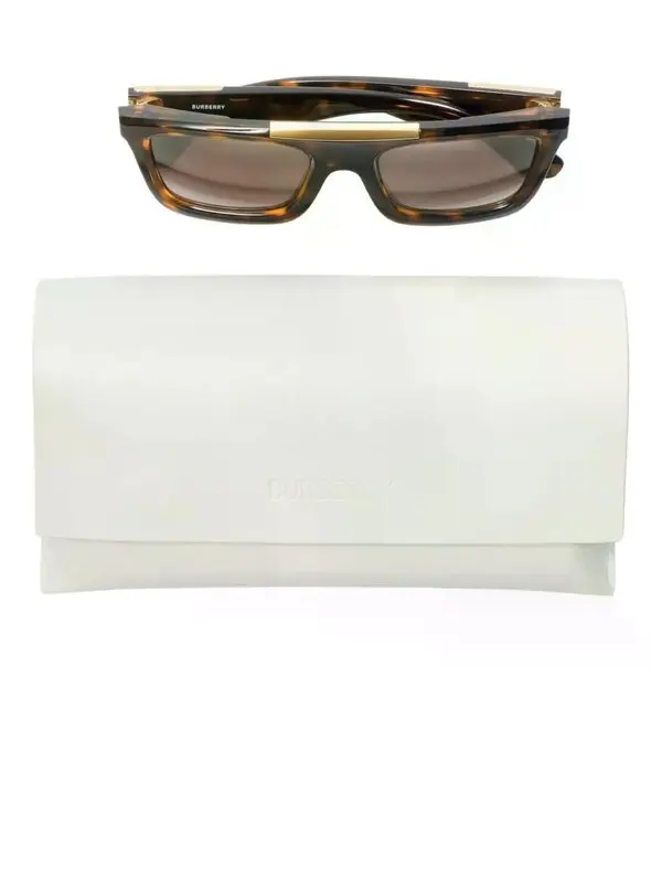 Burberry Rectangle-frame Sunglasses - Brown