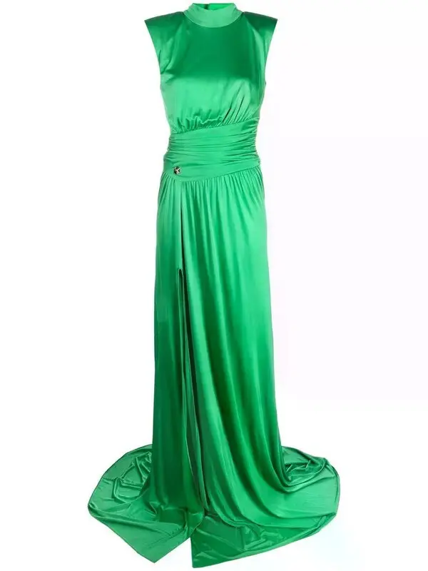 Philipp Plein Ruched-detail Gown