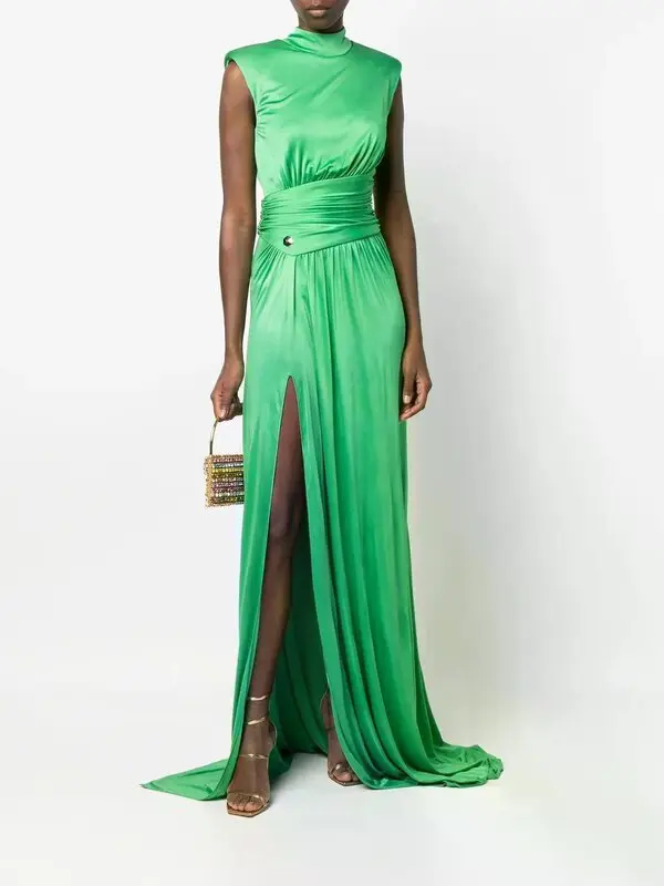 Philipp Plein Ruched-detail Gown