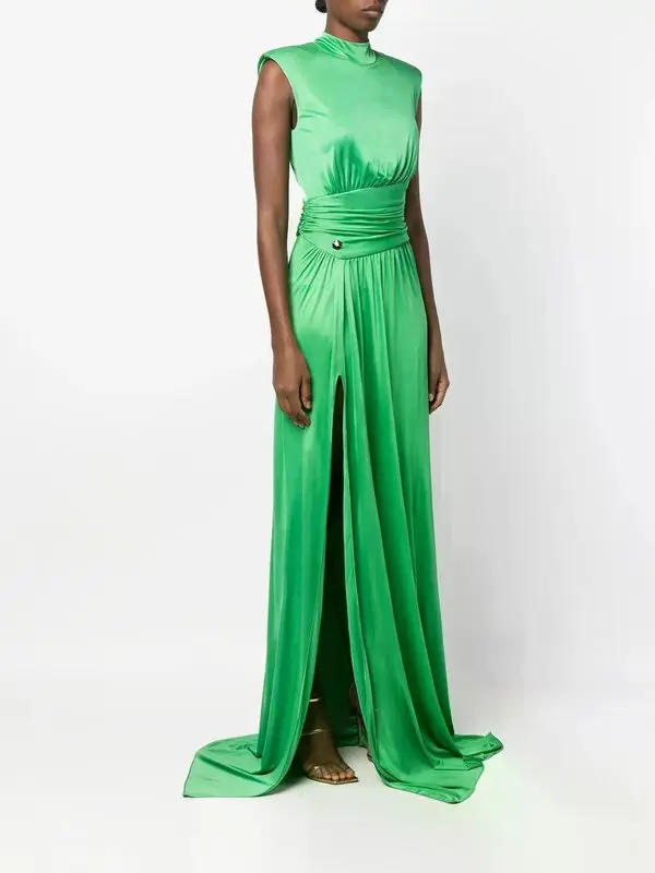Philipp Plein Ruched-detail Gown