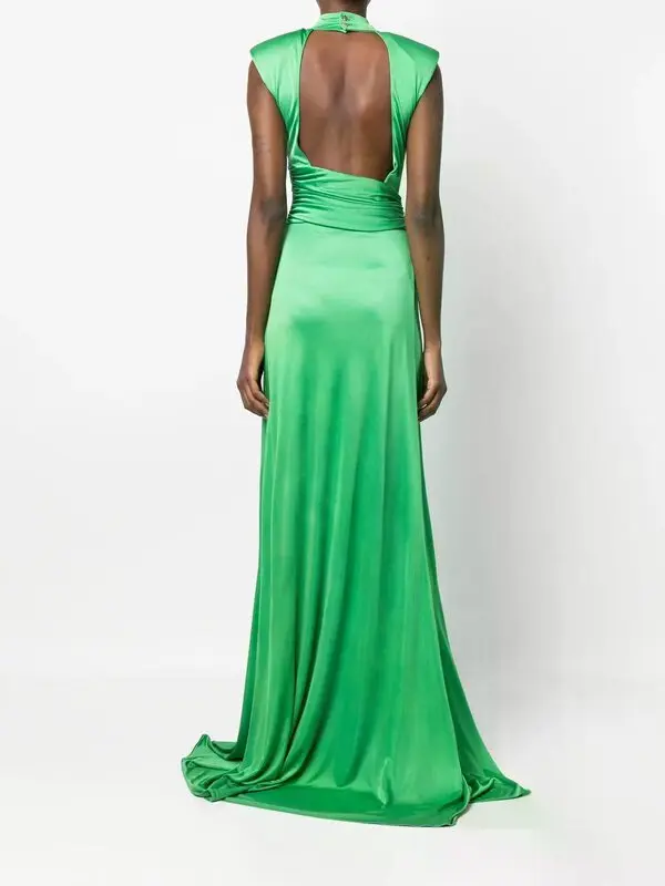 Philipp Plein Ruched-detail Gown