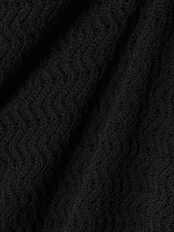 Victoria Beckham Pointelle-knit Polo Shirt