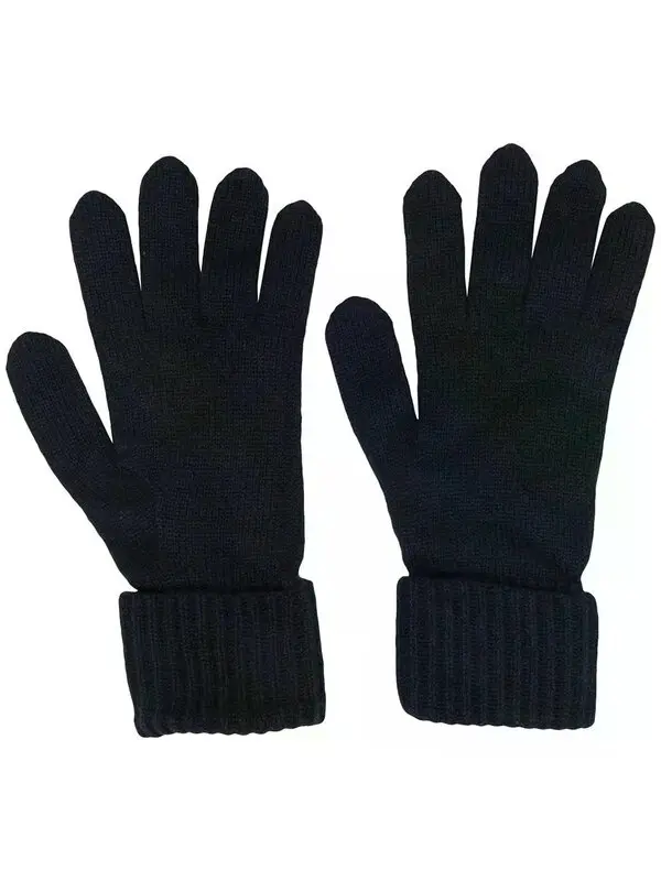 N.peal Ribbed Knit Gloves