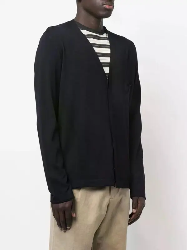 GOES BOTANICAL V-neck Merino Cardigan