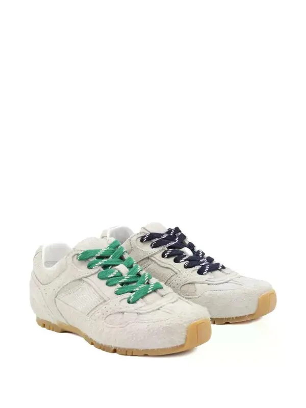 ALOHAS Textured Lace-up Trainers - Neutrals