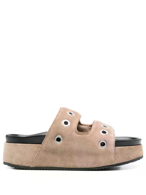 Inuikii Leather Sandals - Brown