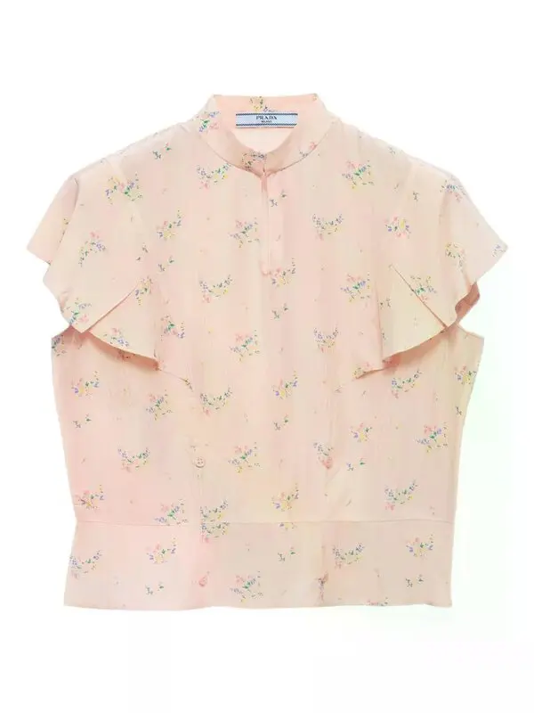 Prada Floral-print Shirt