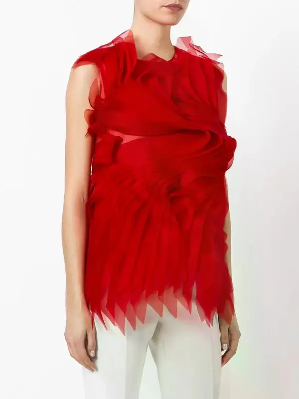 GIANLUCA CAPANNOLO Isabella Ruffled Top