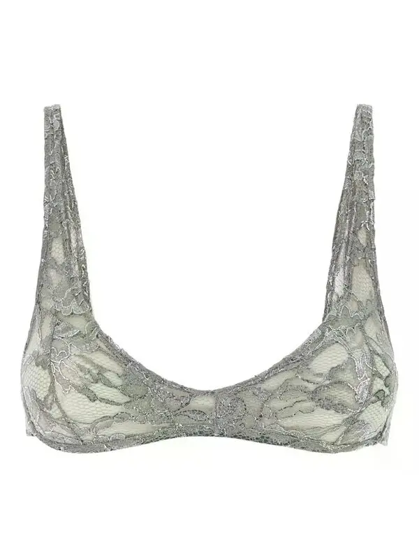 Attico Lace Bralette - Grey